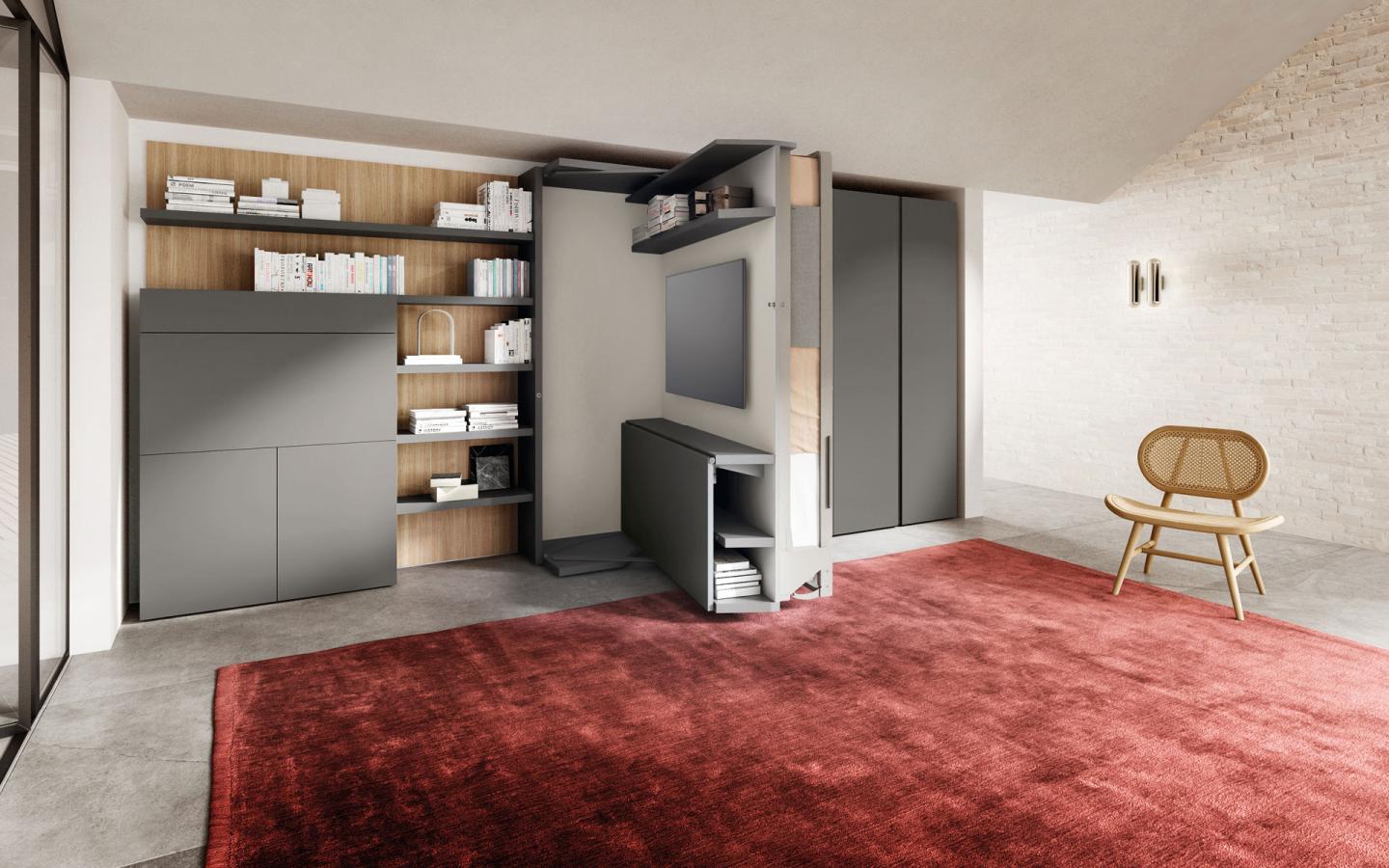 Space saving and Transformable furniture - Italian Design | Clei